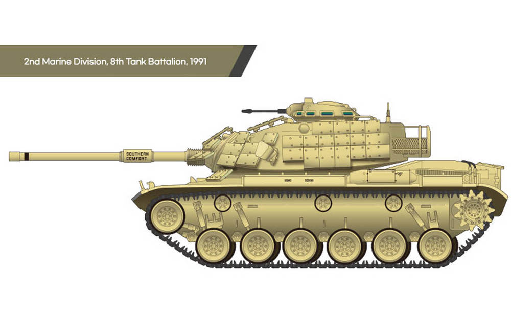 USMC M60A1 Rise (P) - Academy 13425 | kingshobby.com