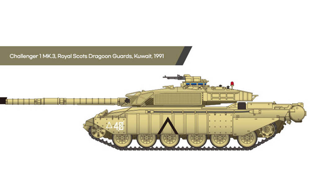British Army Challenger Mk.3 - Academy 13426 | kingshobby.com