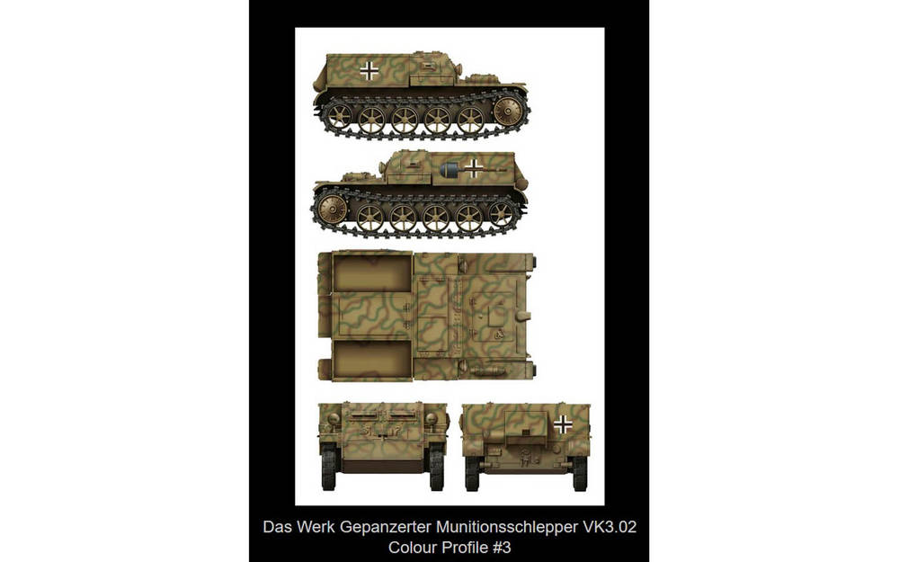 Gepanzerter Munitionsschlepper VK3.02 - Das Werk DW35016 | kingshobby.com