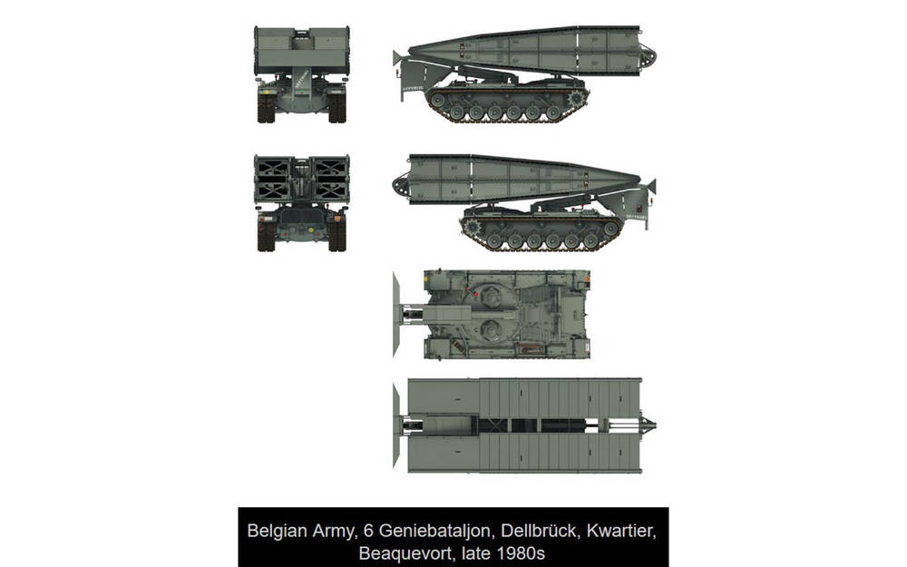 Brückenlegepanzer M48 A2 AVLB, Armored Vehicle Launched Bridge - Das ...