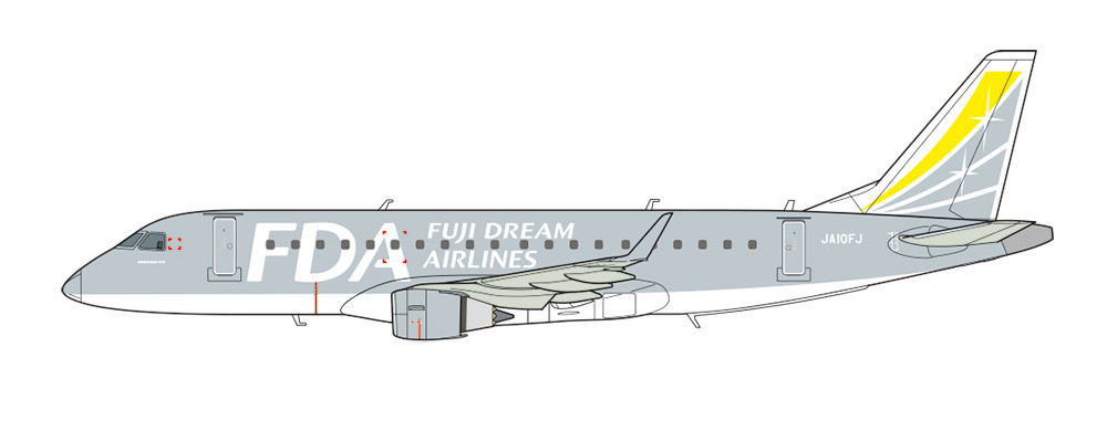 Fuji Dream Airlines - Embraer 175 - Tamiya 92197 | kingshobby.com