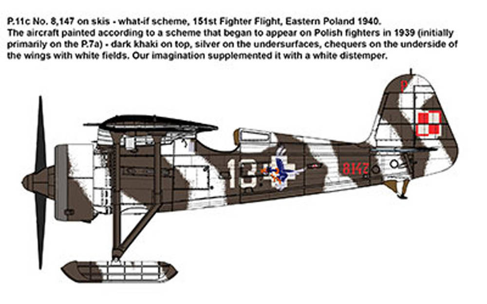 PZL P.11c Polish Fighter, Rare Birds - IBG 72520 | kingshobby.com