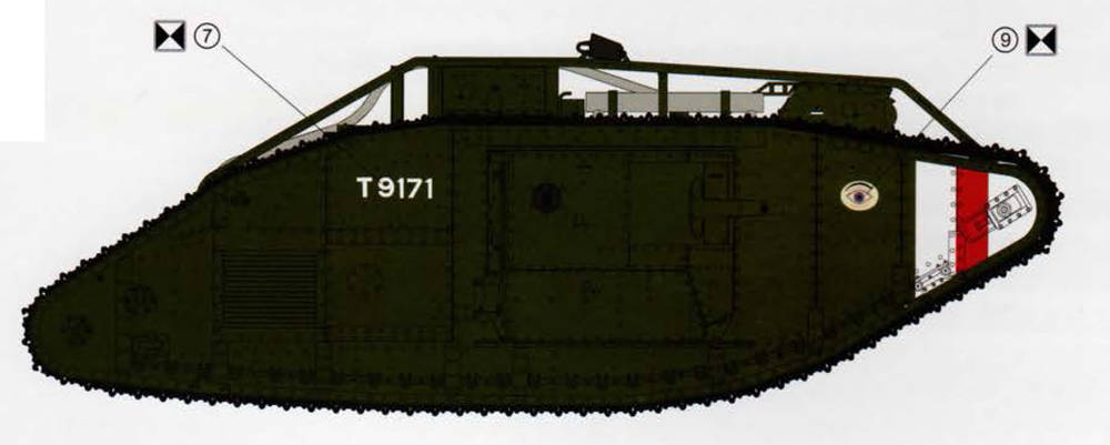 British Heavy Tank Mk. V Male - Meng TS-020 | kingshobby.com