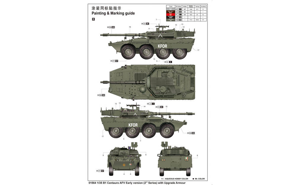 B1 Centauro AFV Early Version (2nd Series) with Upgrade Armour ...