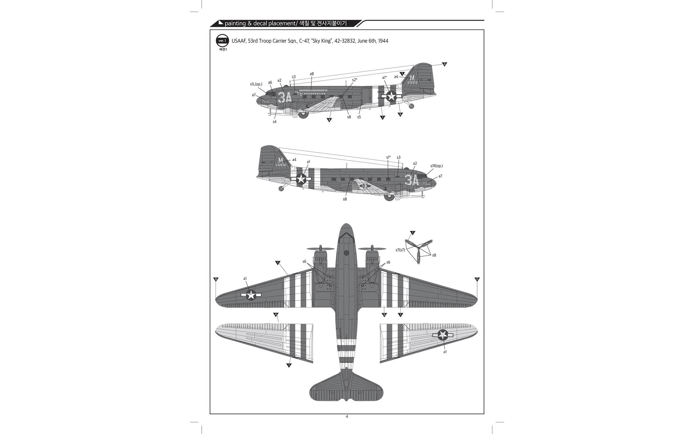 USAF C-47 Skytrain - Academy 12633 | kingshobby.com