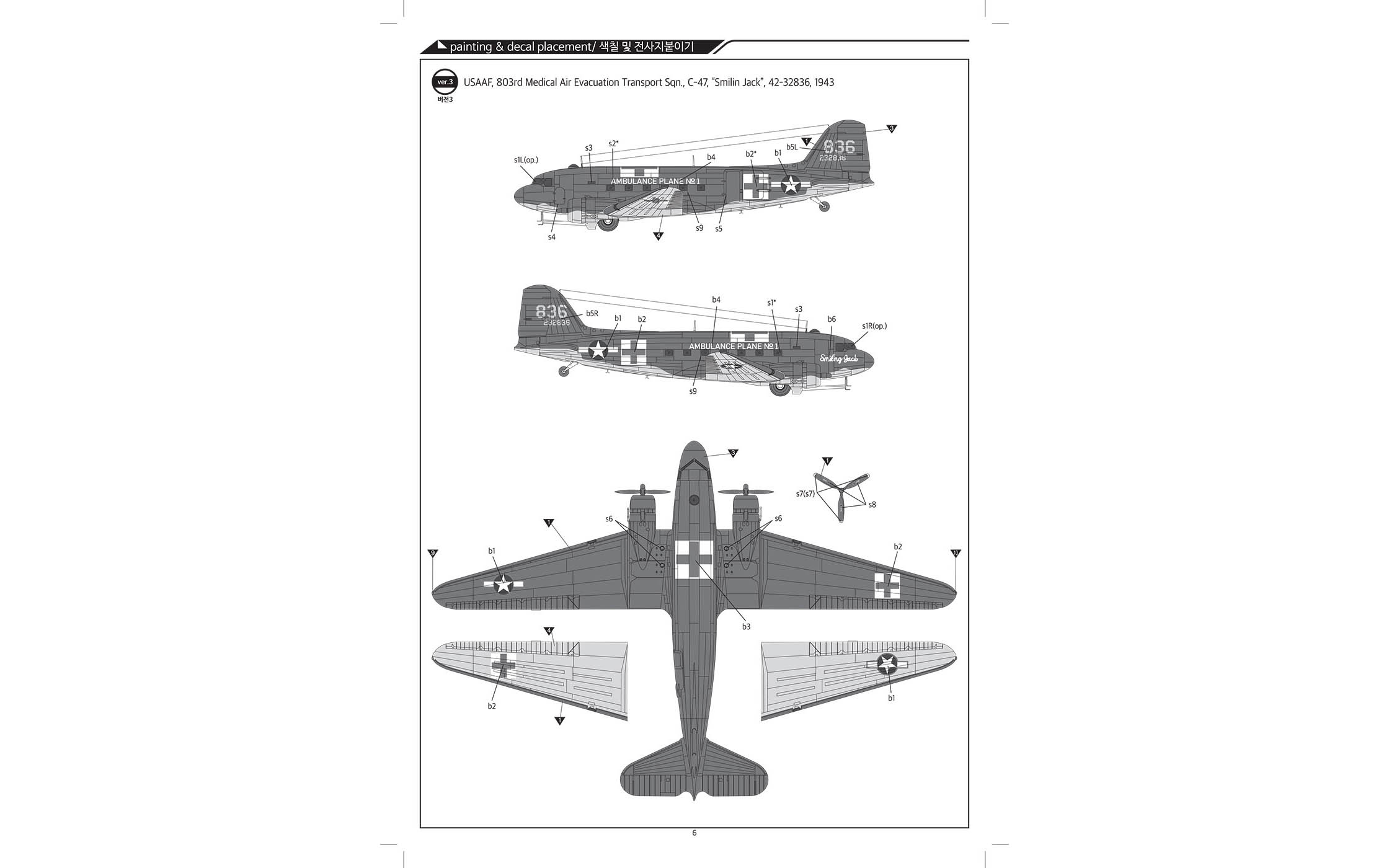 USAF C-47 Skytrain - Academy 12633 | kingshobby.com