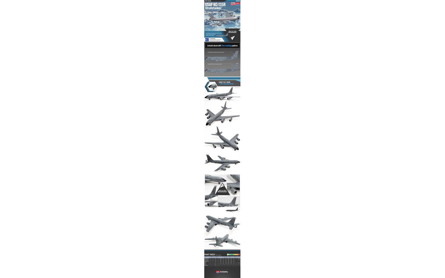 USAF KC-135R Stratotanker - Academy 12638 | kingshobby.com