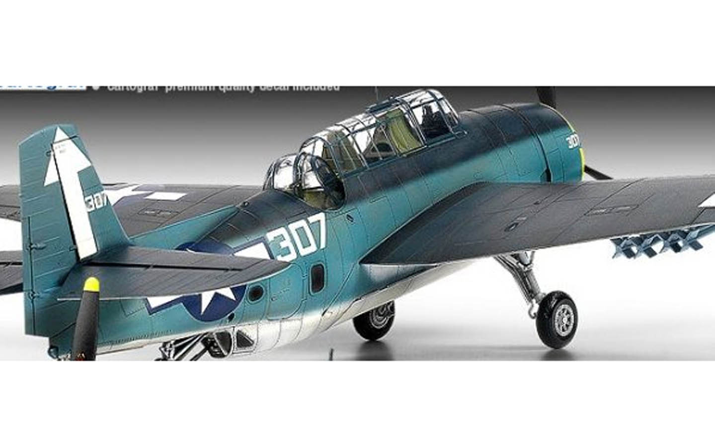 TBM-3, USS Bunker Hill - Academy 12285 | kingshobby.com