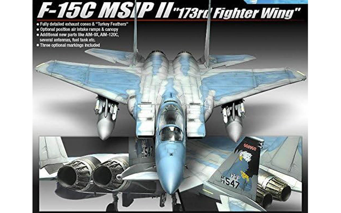 F-15C MSIP II, 173rd Fighter Wing - Academy 12506 | kingshobby.com