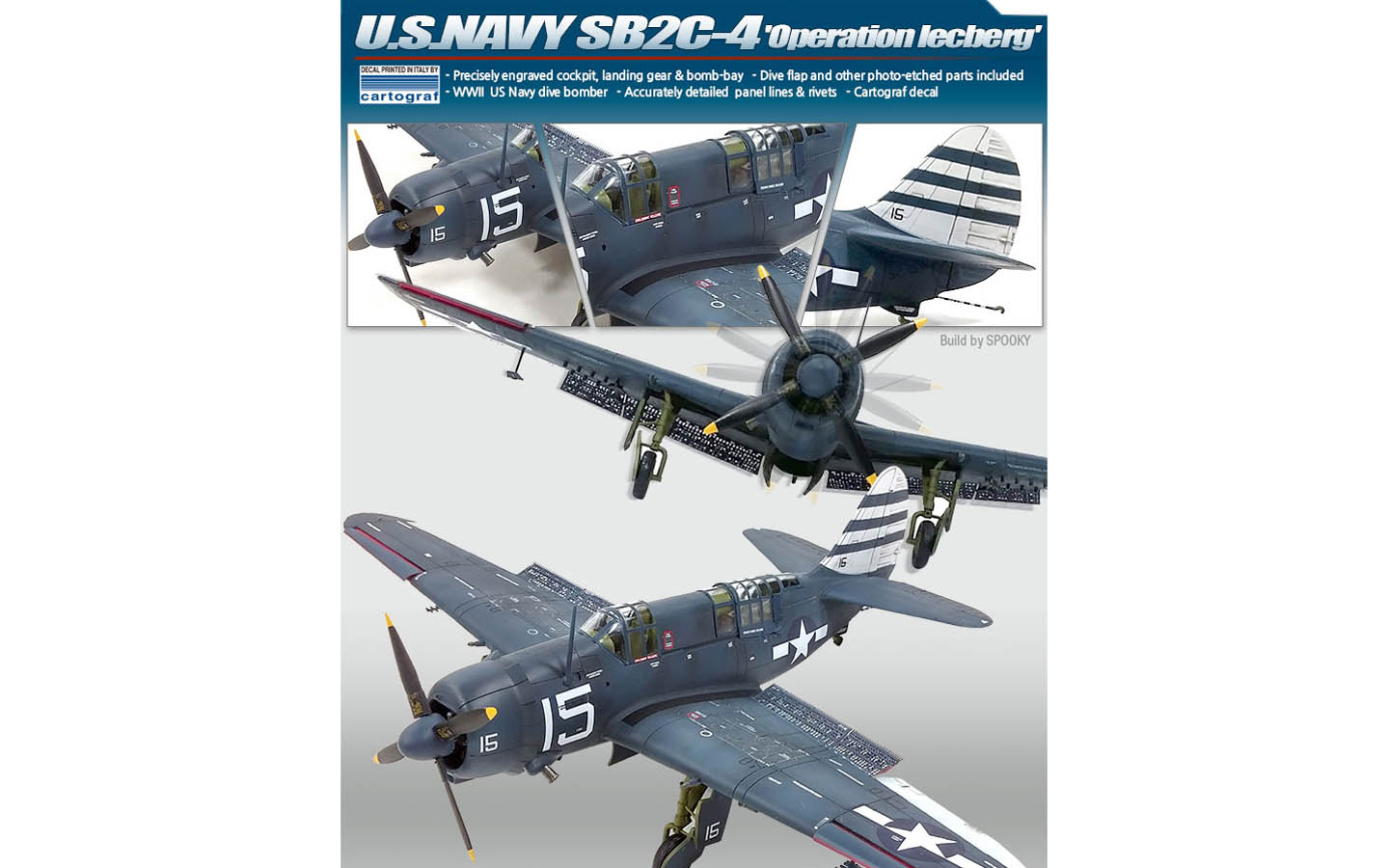 U.S. Navy SB2C-4, Operation Iceberg - Academy 12545 | kingshobby.com