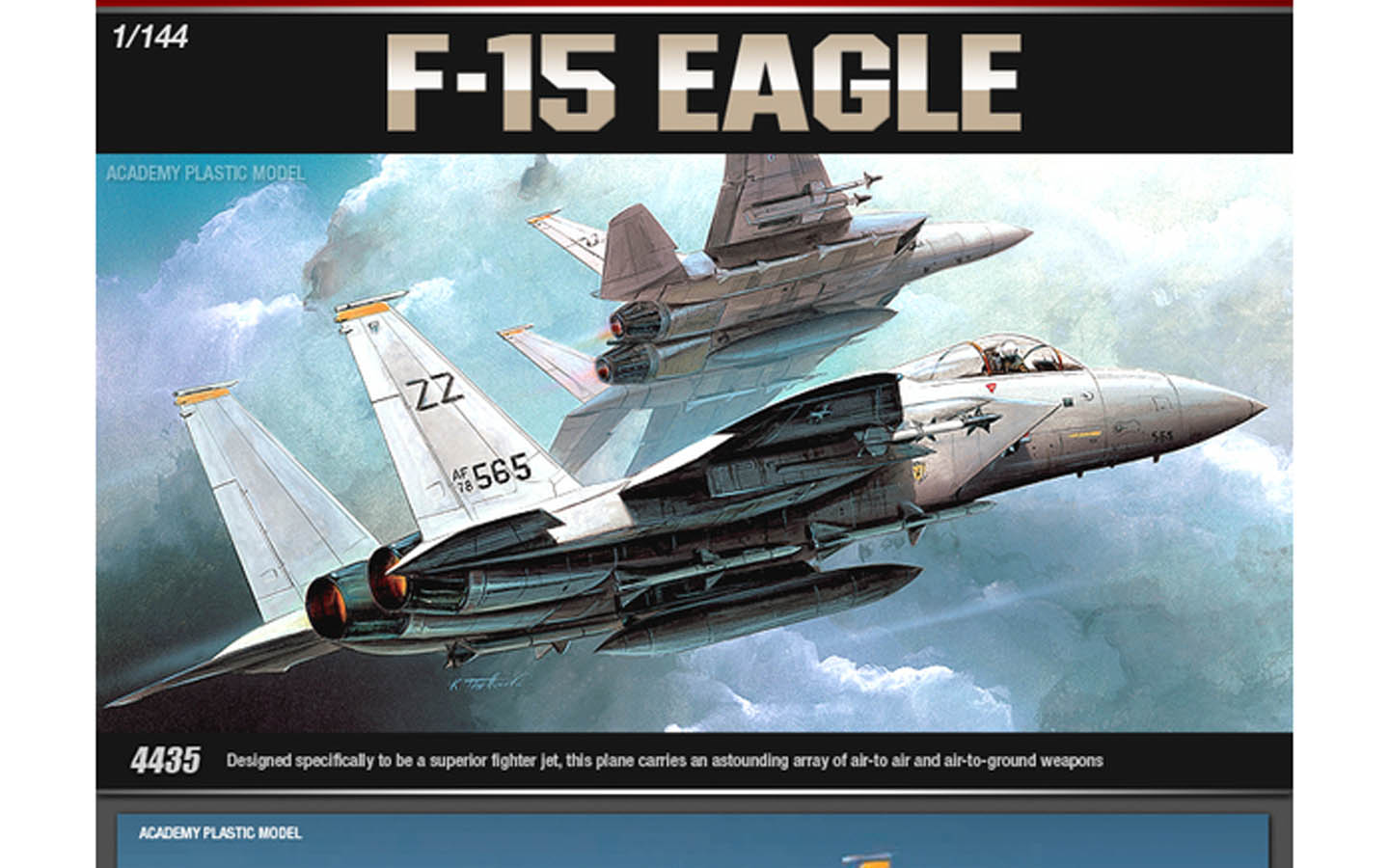 F-15 Eagle - Academy 12609 | kingshobby.com