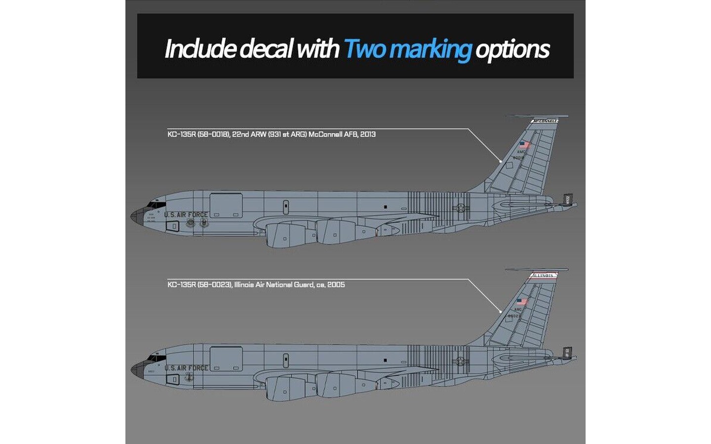 USAF KC-135R Stratotanker - Academy 12638 | kingshobby.com