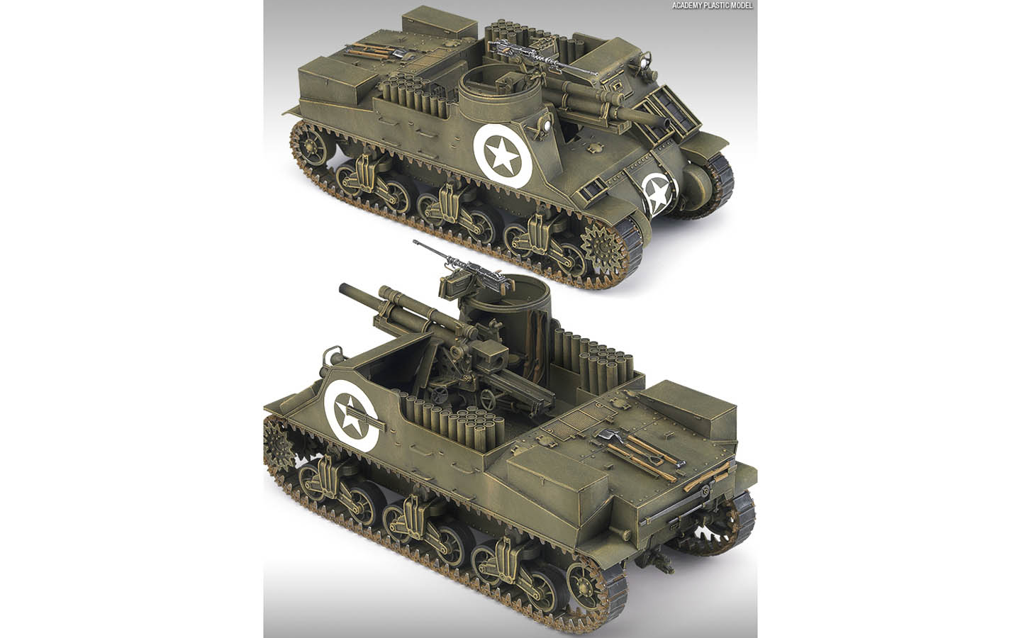M7 Priest, U.S. Howitzer Motor Carriage - Academy 13210 | kingshobby.com