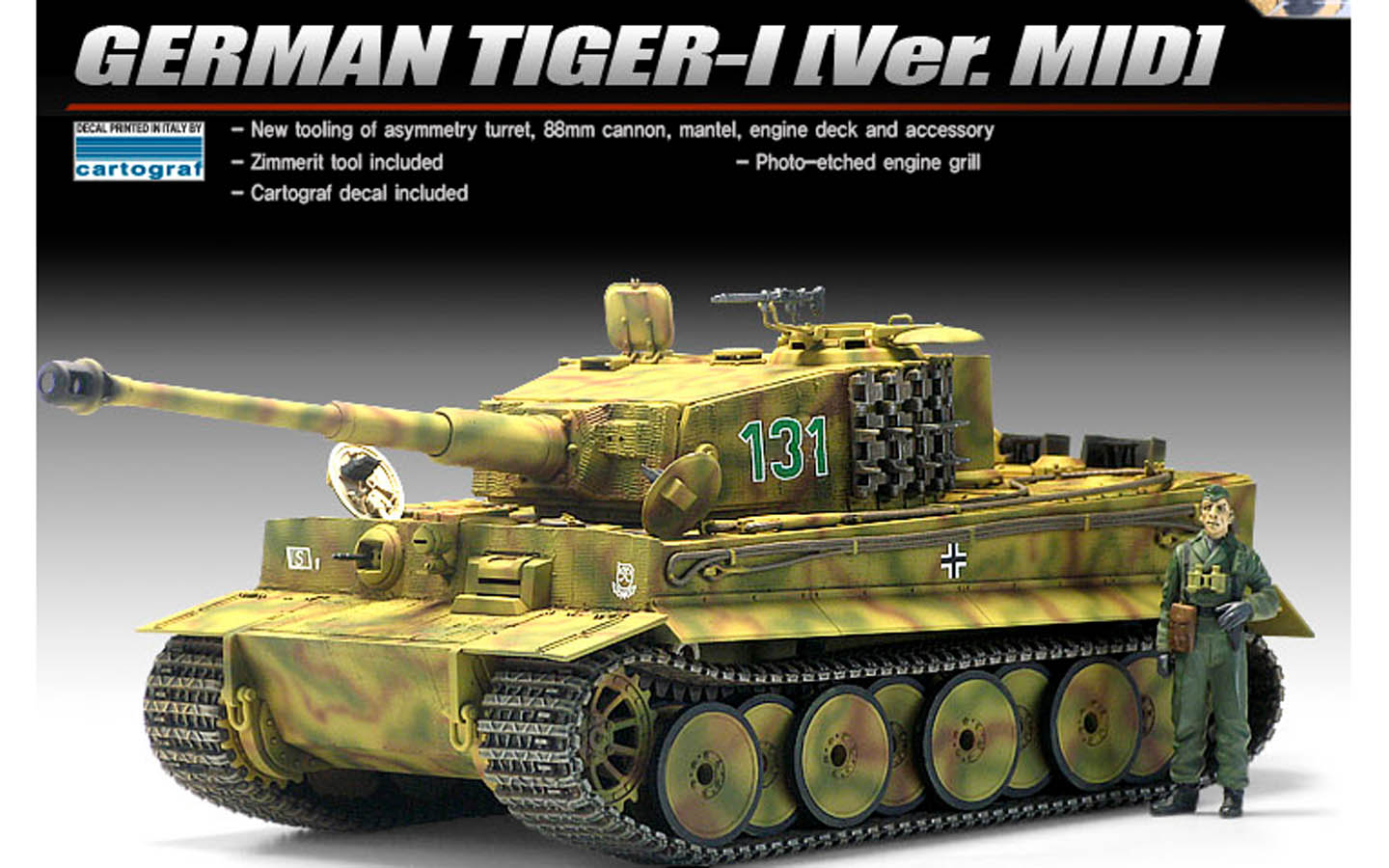 Tiger-I (Ver. Mid), 70th Anniversary Invasion of Normandy 1944-2014 ...