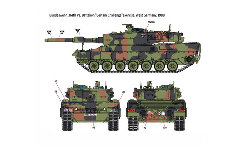 Leopard 2A4 - Academy 13428 | kingshobby.com