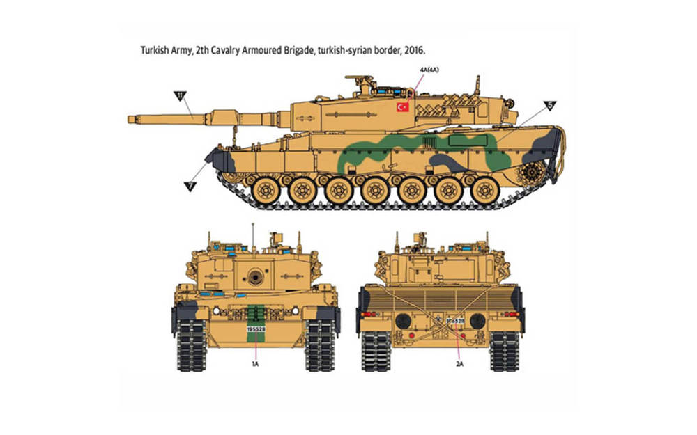 Leopard 2A4 - Academy 13428 | kingshobby.com