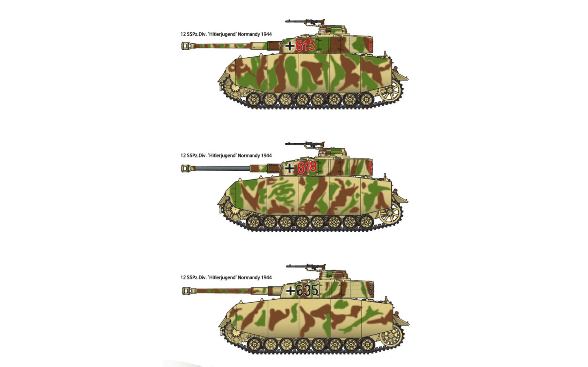 German Panzer IV, Ausf.H Ver.MID - Academy 13516 | kingshobby.com