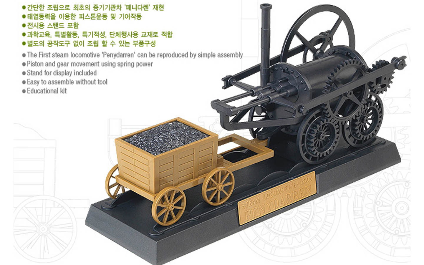 Steam Locomotive, Penydarren - Academy 18133 | kingshobby.com