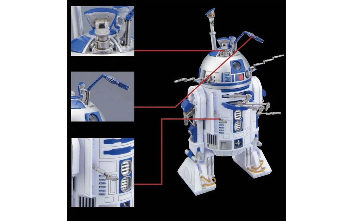 R2-D2 Rocket Booster Version, Star Wars - Bandai 5055339 | kingshobby.com
