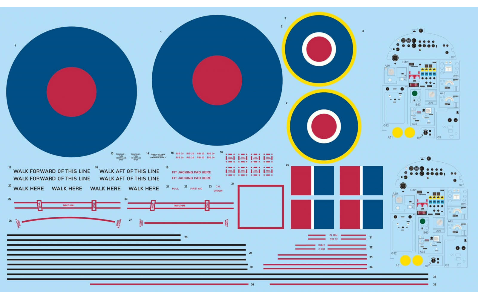 Avro Lancaster B. Mk.III, Dambusters, with Full Interior - Border BF011 ...