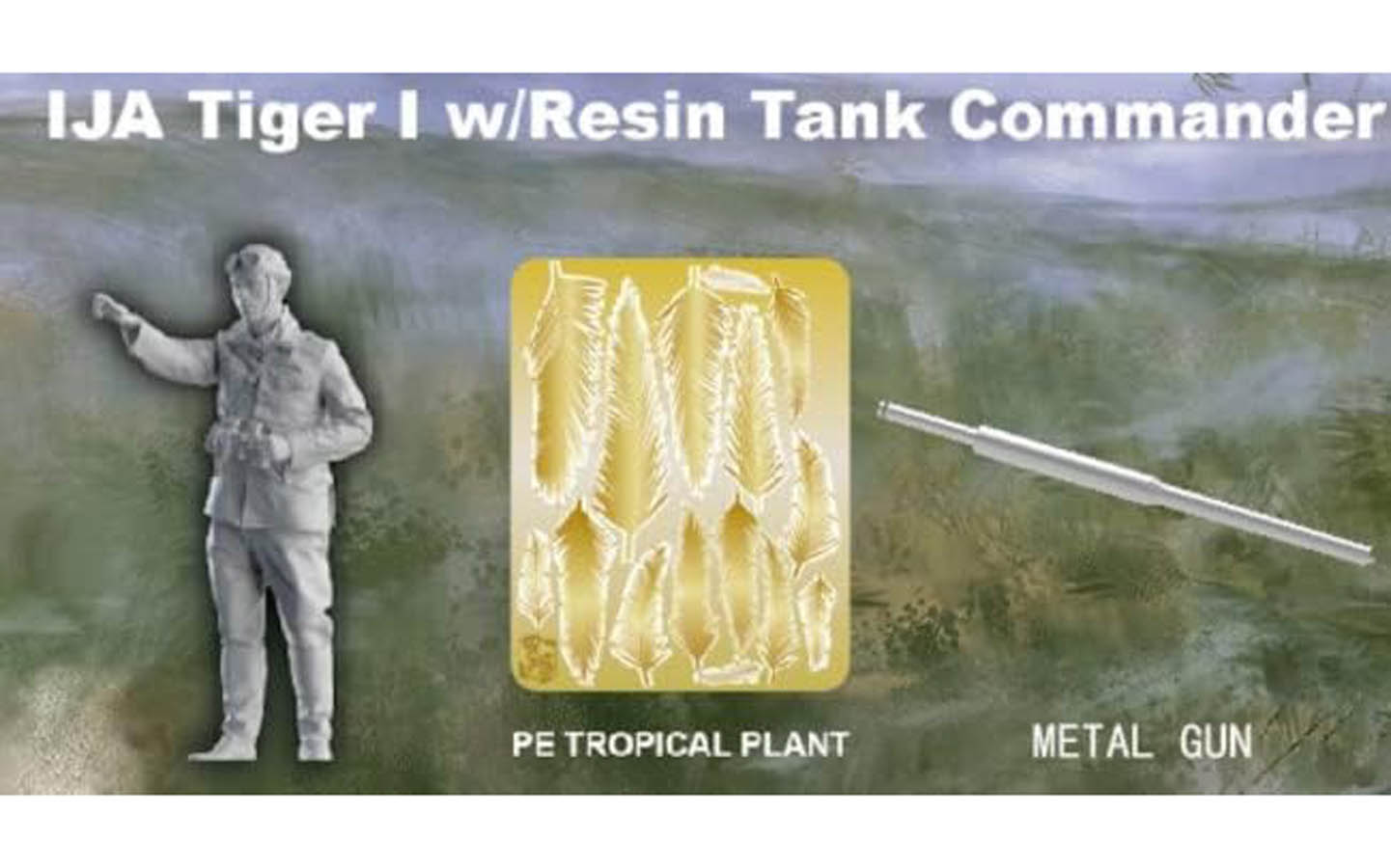 Imperial Japanese Army Tiger I with Resin Commander Figure - Border ...