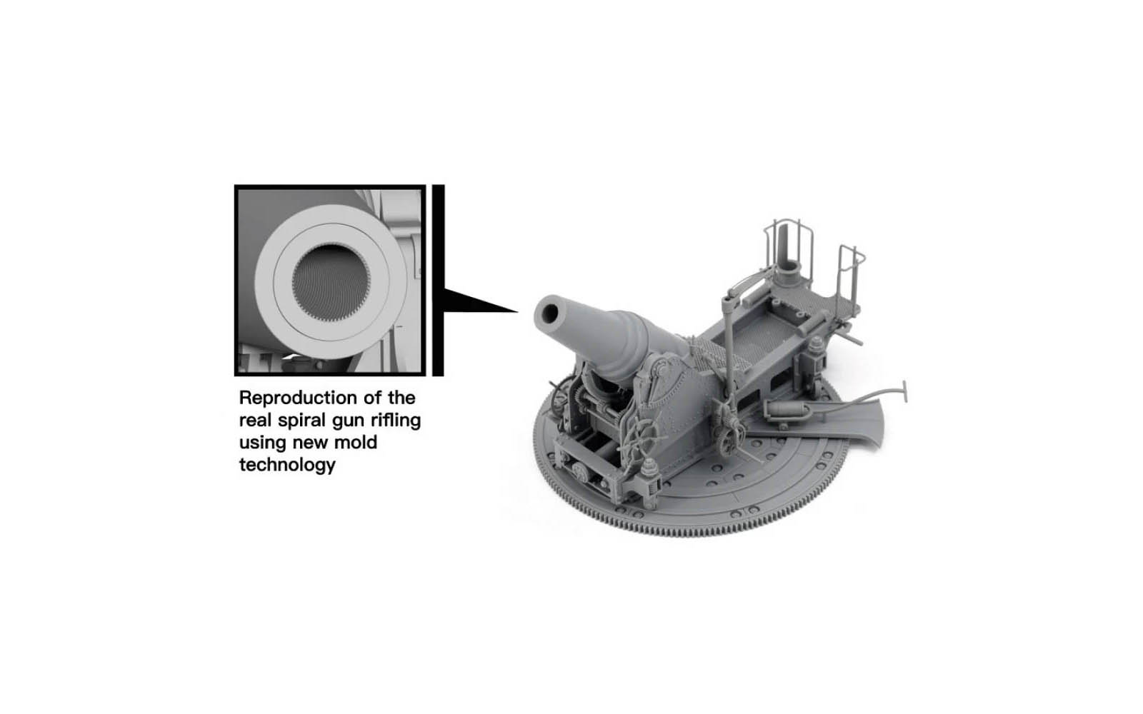 IJA 28cm Howitzer Russo-Japanese War 1905 - Border BT030 | kingshobby.com