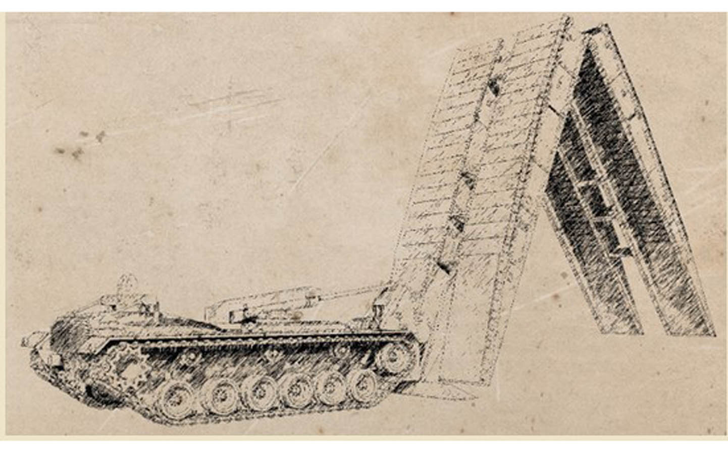 Brückenlegepanzer M48 A2 AVLB, Armored Vehicle Launched Bridge - Das ...