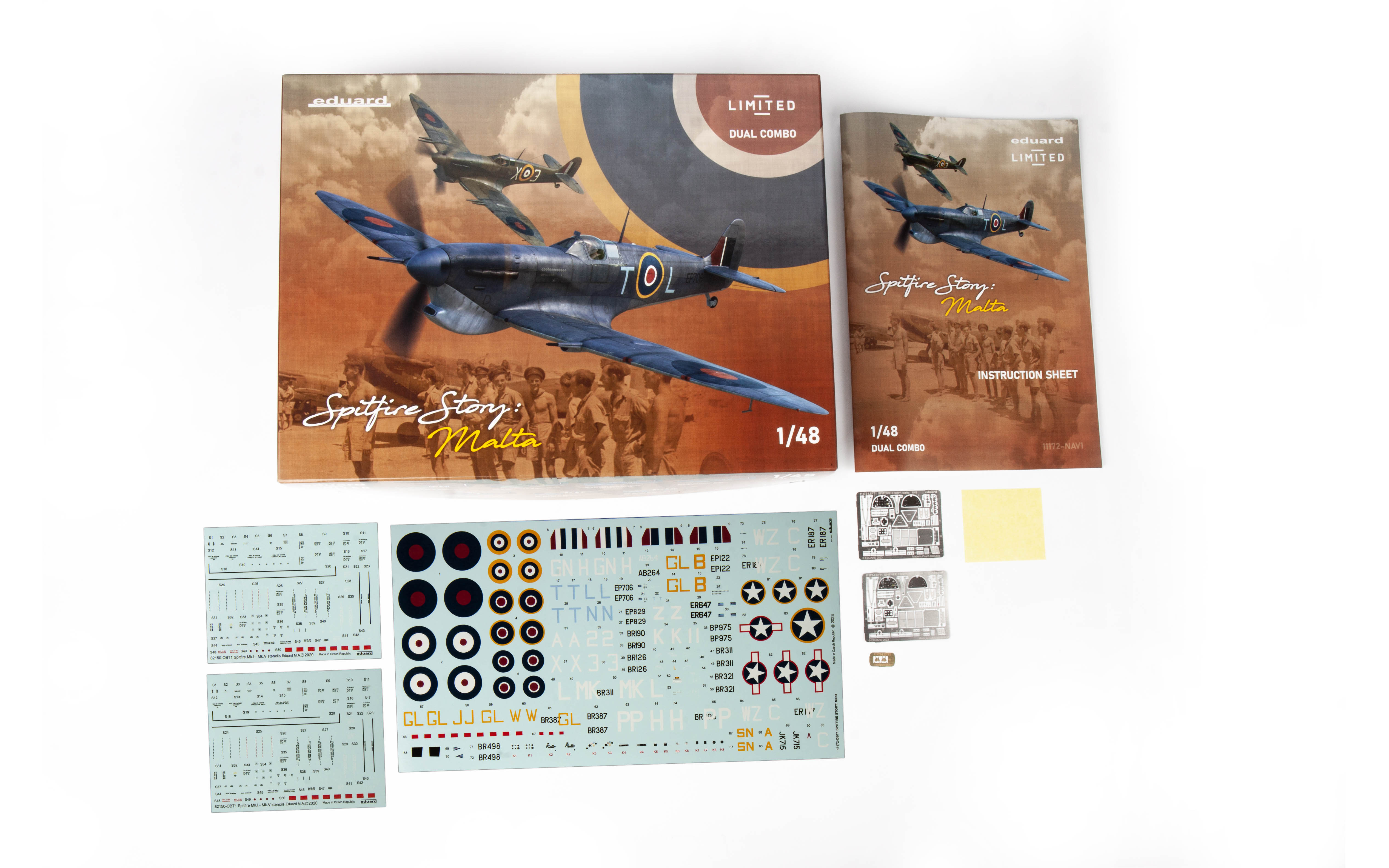 Spitfire Story - Malta - Limited Edition Dual Combo - Eduard 11172 ...