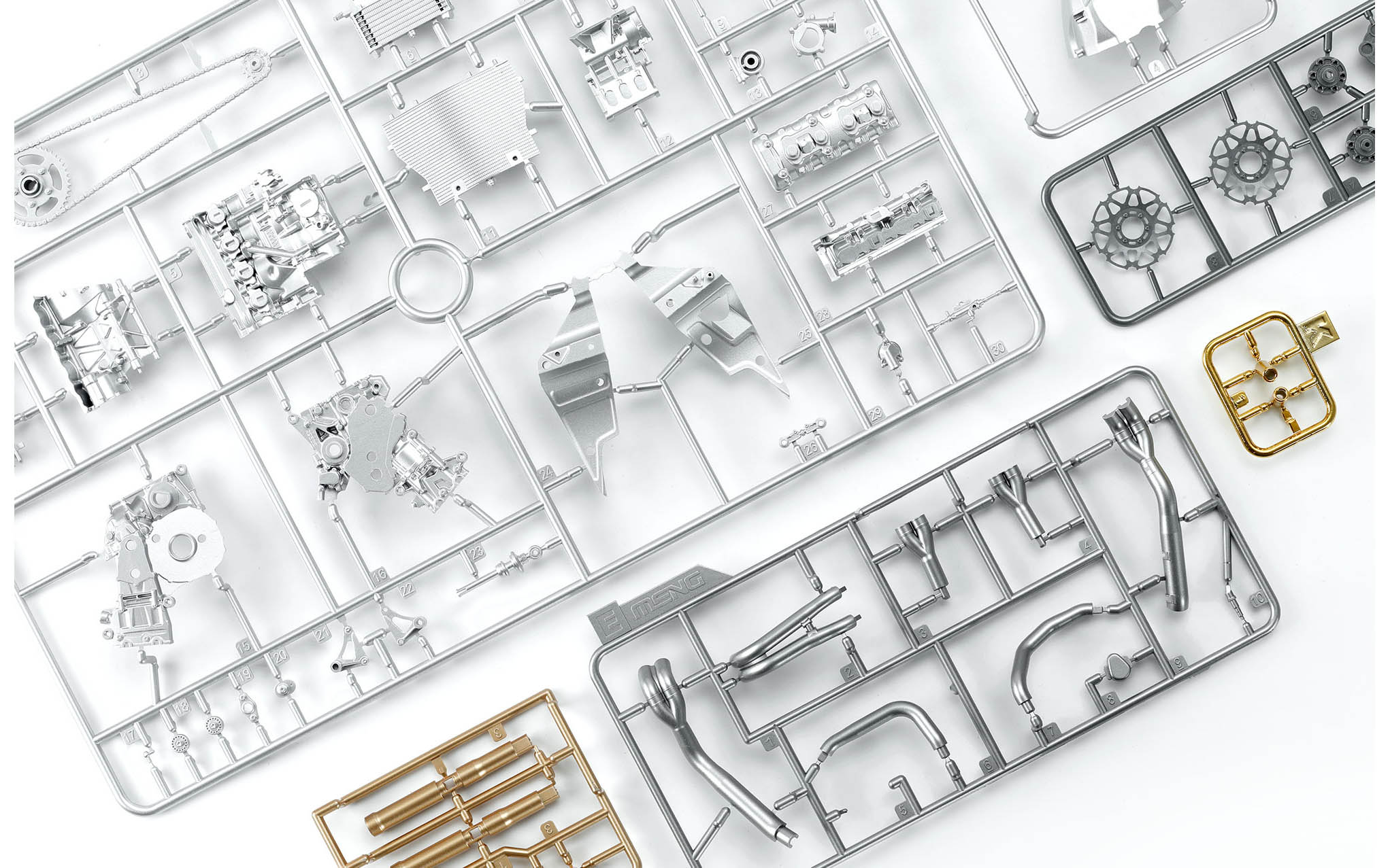 BMW HP4 Race, Pre-coloured Edition - Meng MT-004S | kingshobby.com