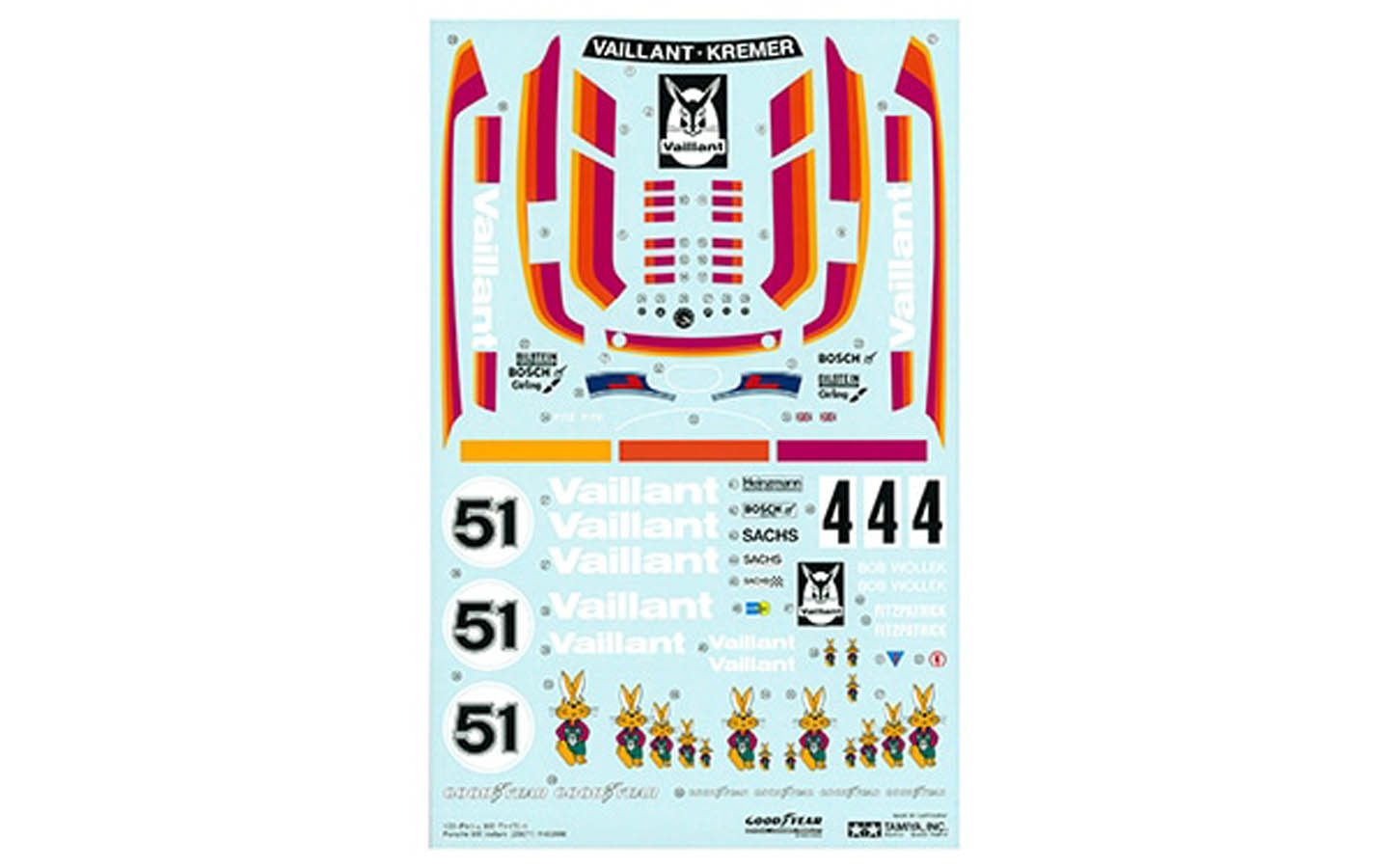 Porsche 935 Valliant - Tamiya 20071 | kingshobby.com