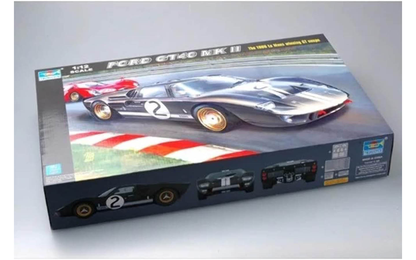 Ford GT40 Mk II, The 1966 Le Mans Winning GT Coupe - Trumpeter 05403 ...