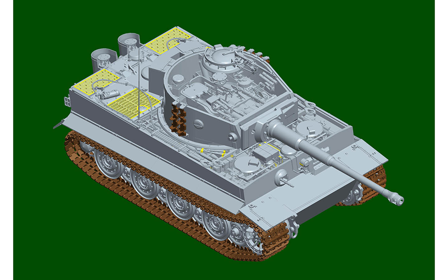 Pz.Kpfw.VI Ausf.E Sd.Kfz.181 Tiger I (Late Production) - Trumpeter ...