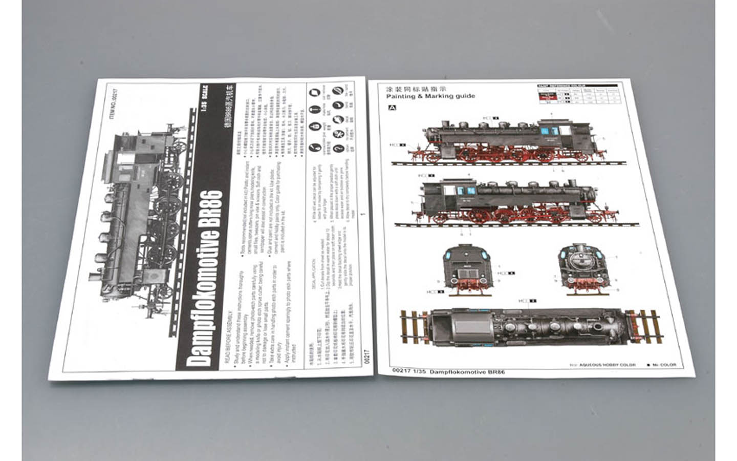 Dampflokomotive BR86 - Trumpeter 00217 | kingshobby.com