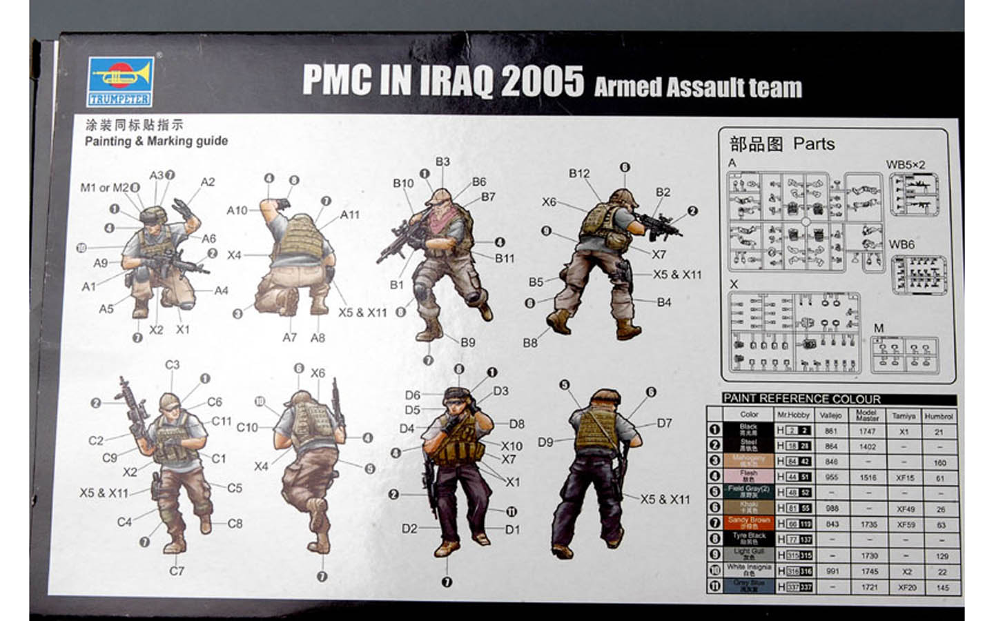 PMC in Iraq 2005, Armed Assault Team - Trumpeter 00419 | kingshobby.com