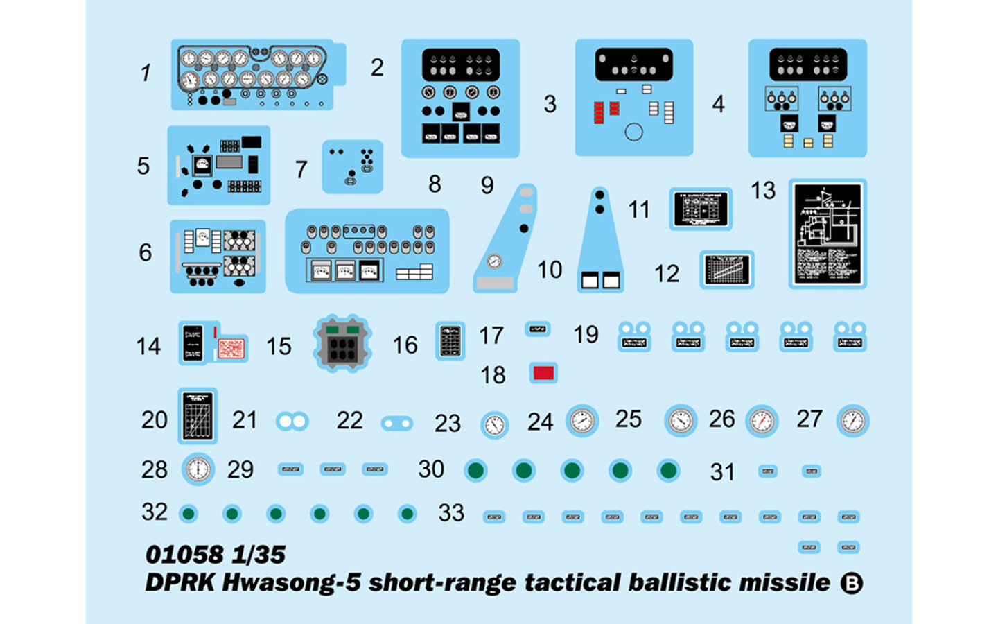 DPRK Hwasong-5, Short Range Tactical Ballistic Missile - Trumpeter ...