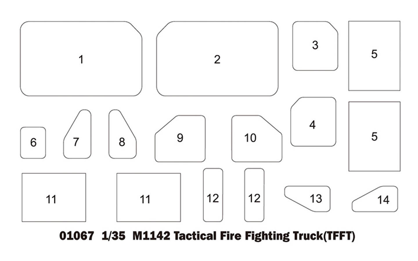 M1142 HEMTT Tactical Fire Fighting Truck (TFFT) - Trumpeter 01067 ...