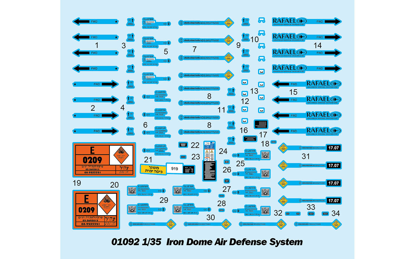 Iron Dome Air Defense System - Trumpeter 01092 | kingshobby.com