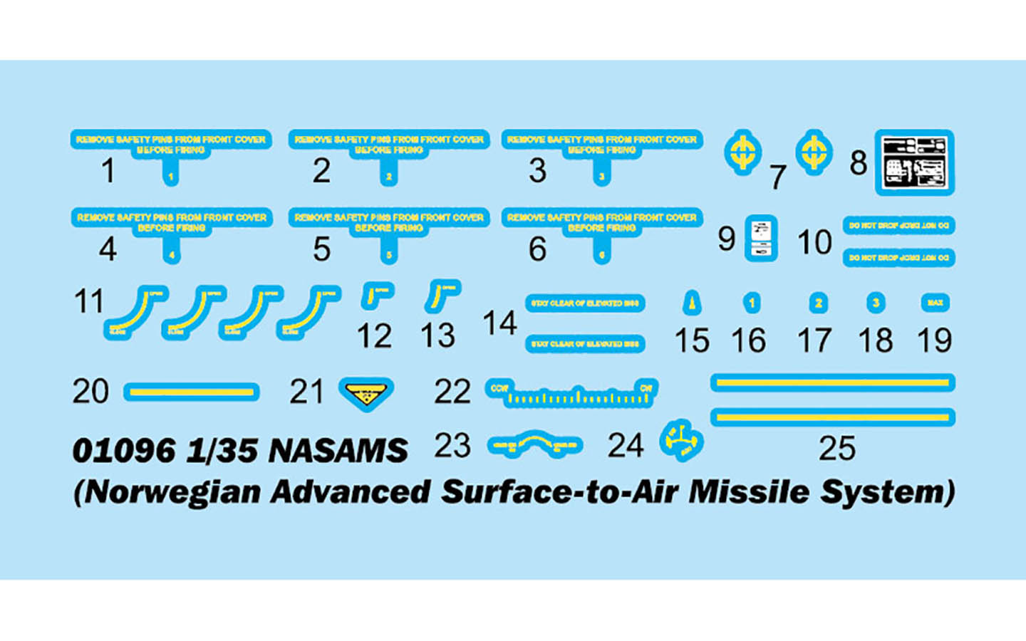 NASAMS, Norwegian Advanced Surface-to-Air Missile System - Trumpeter 01096 | kingshobby.com