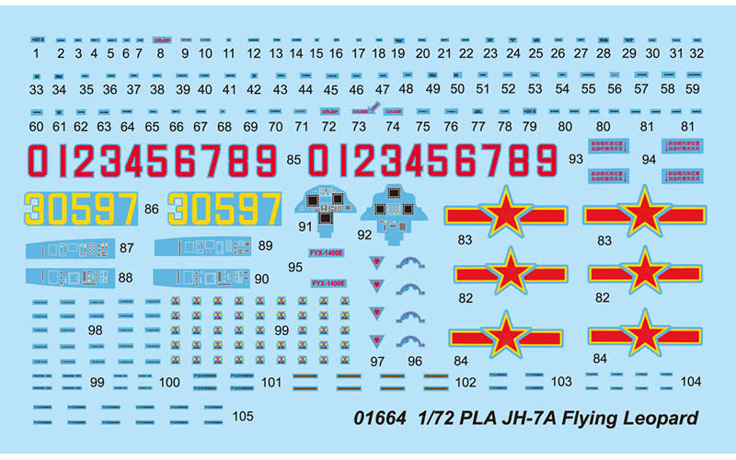 JH-7A Flying Leopard - Trumpeter 01664 | kingshobby.com