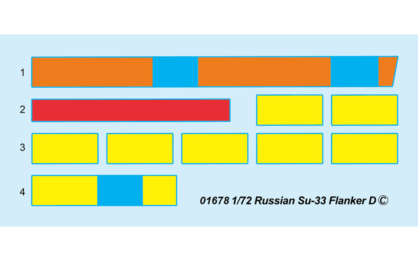 Russian Su-33 Flanker D - Trumpeter 01678 | kingshobby.com