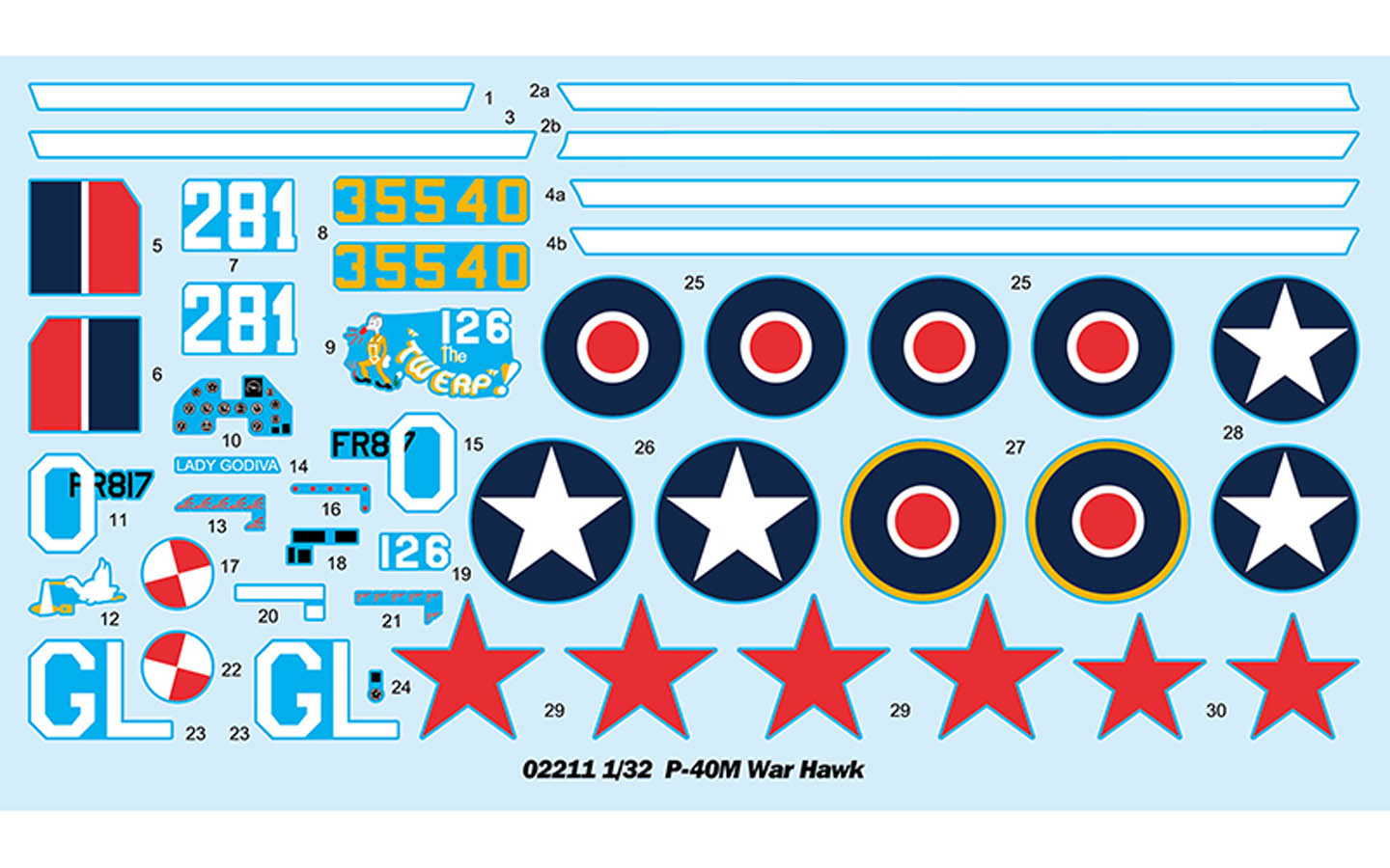 P-40M War Hawk - Trumpeter 02211 | kingshobby.com