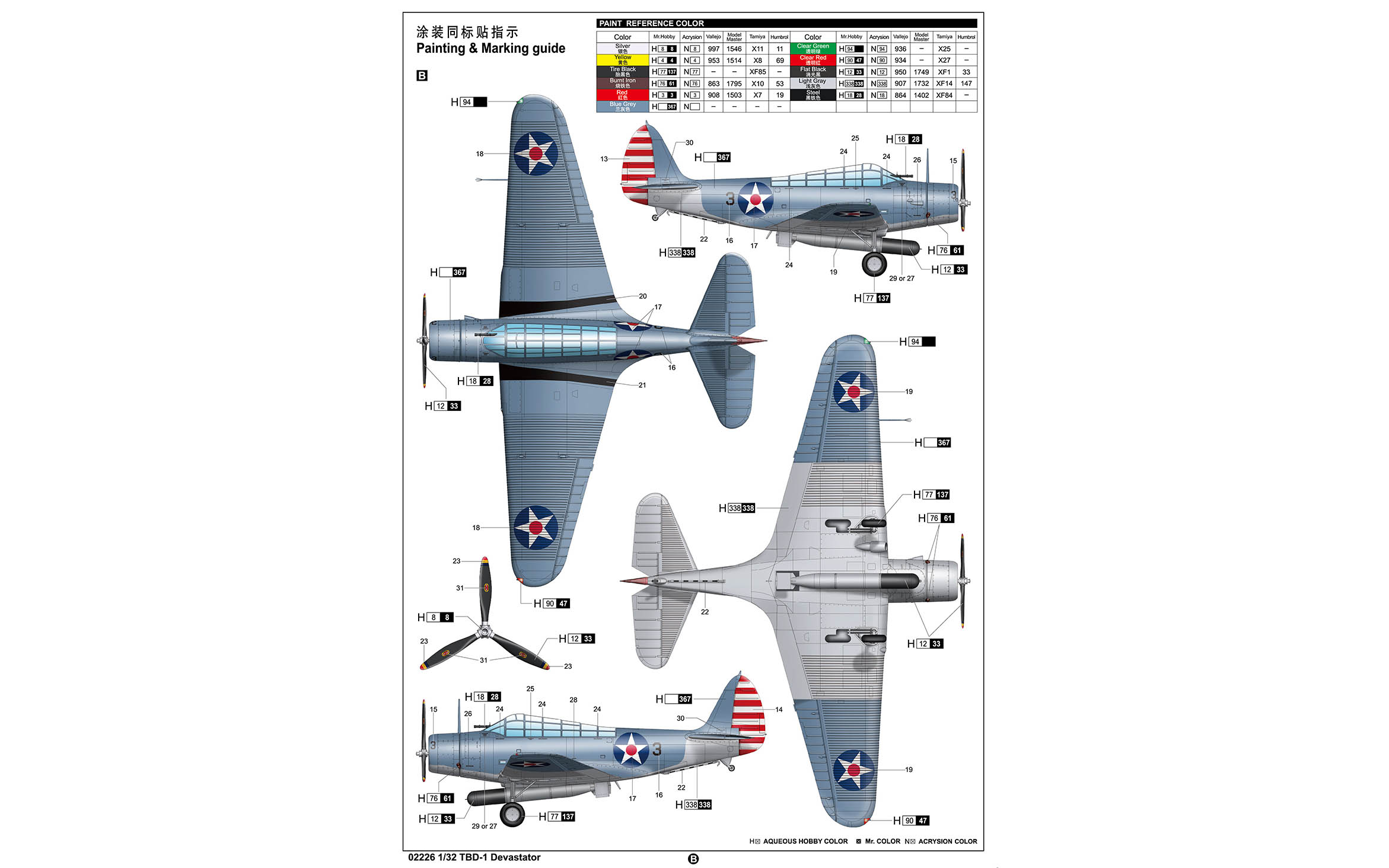 TBD-1 Devastator - Trumpeter 02226 | kingshobby.com
