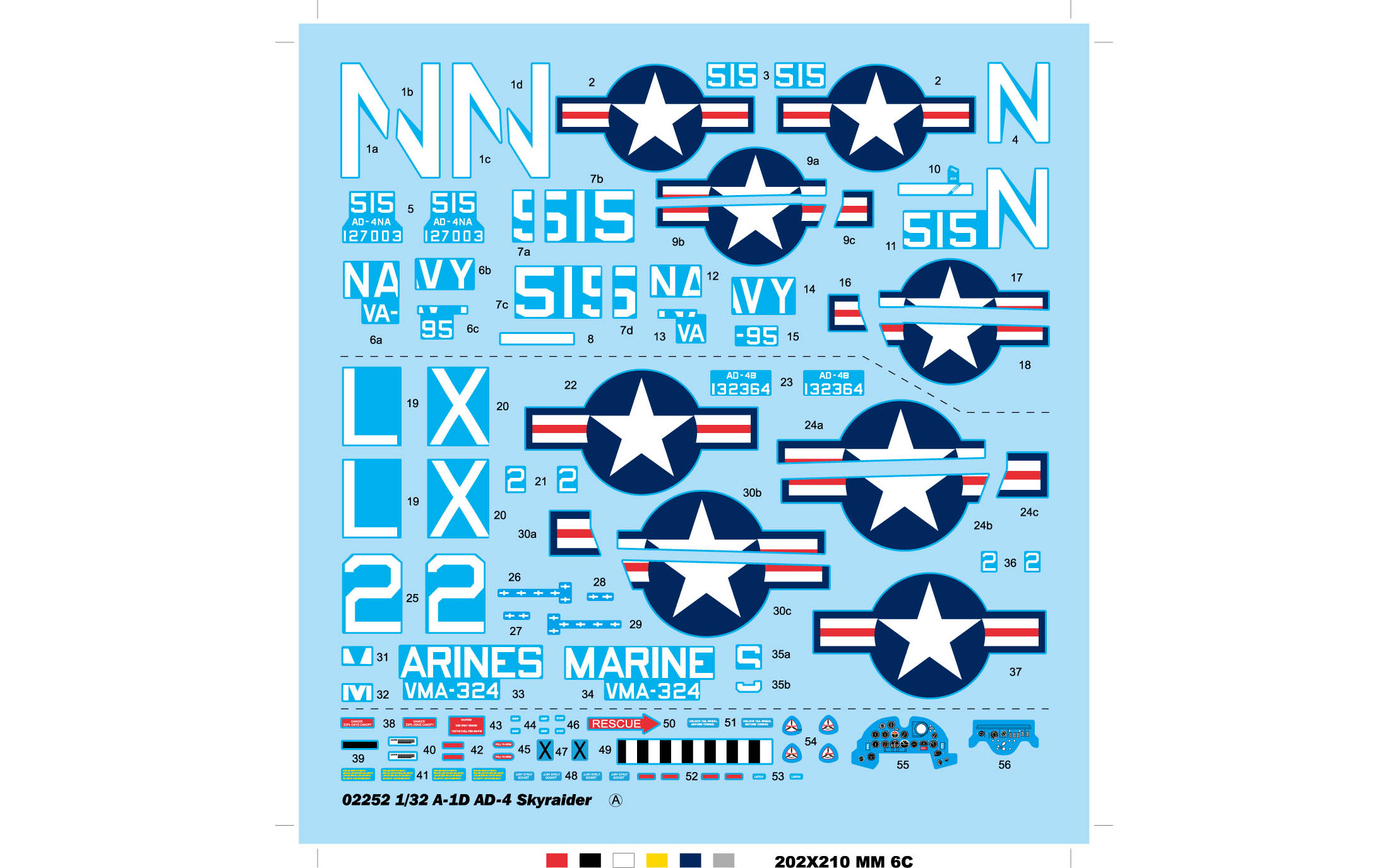 A-1D, AD-4, Skyraider - Trumpeter 02252 | kingshobby.com