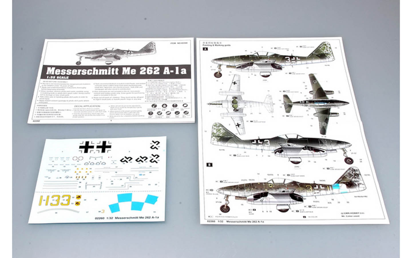 Messerschmitt Me 262A-1a with R4M Rocket, Heavy Armament - Trumpeter 02260 | kingshobby.com