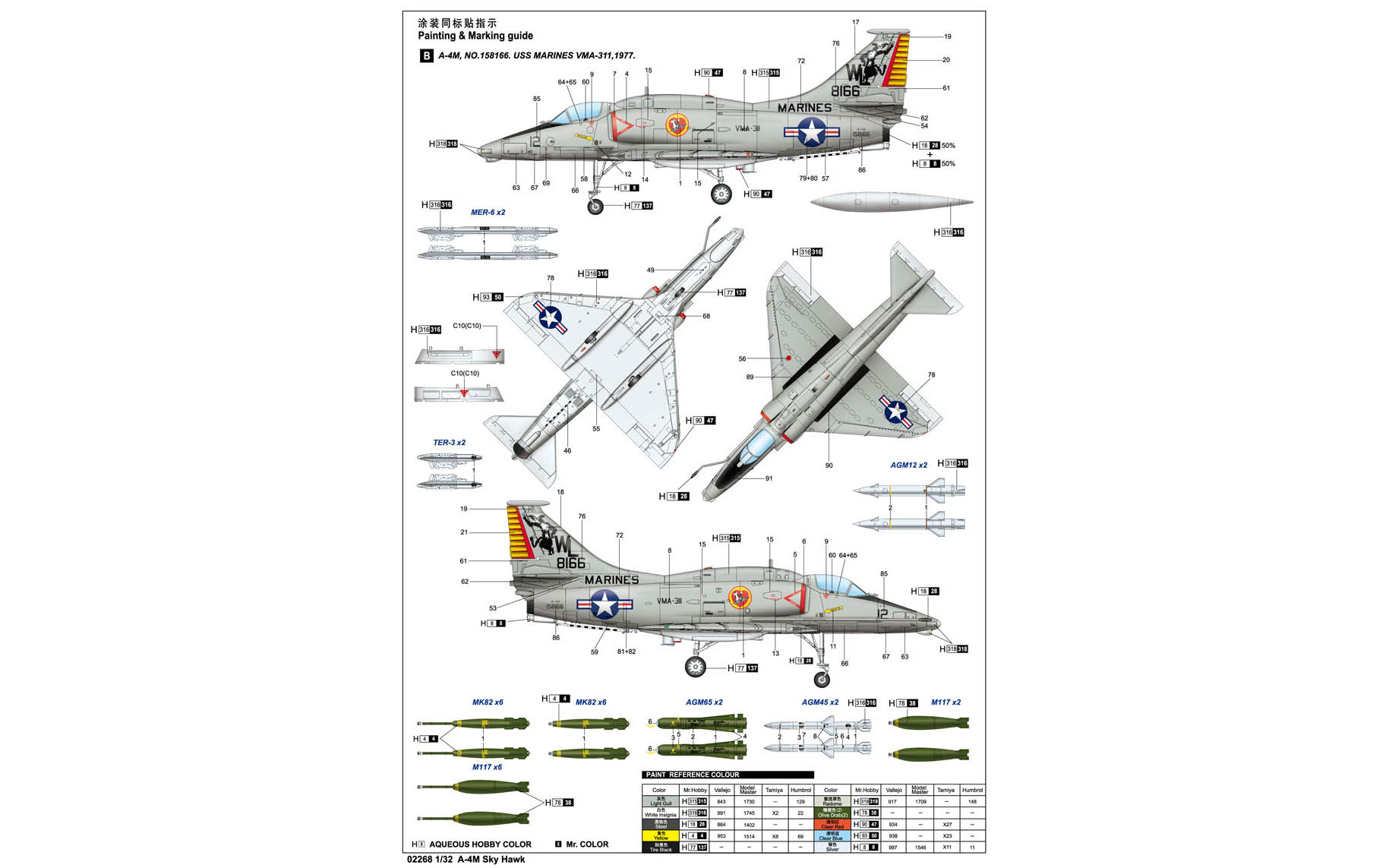 A-4M Skyhawk - Trumpeter 02268 | kingshobby.com