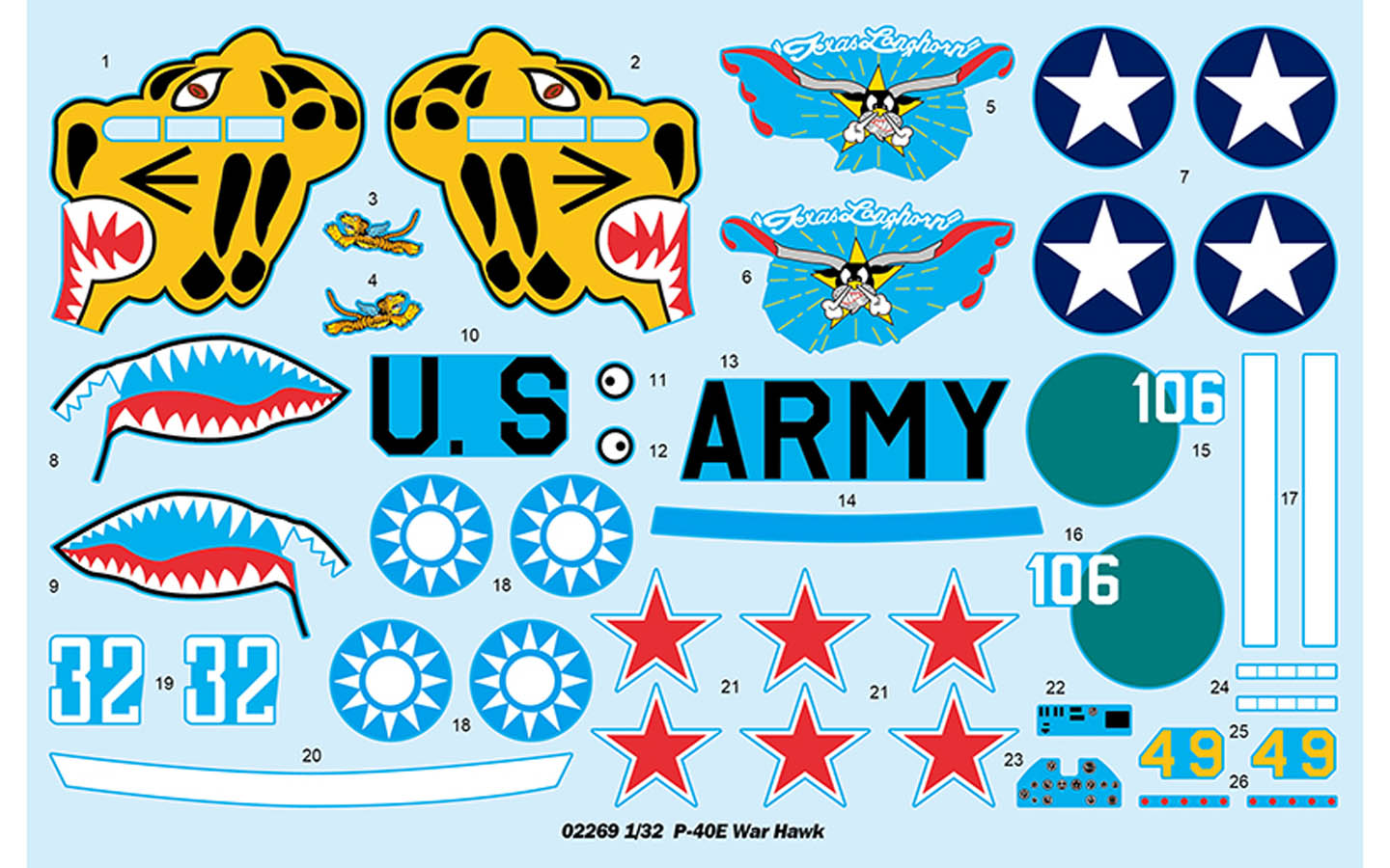P-40E War Hawk - Trumpeter 02269 | kingshobby.com