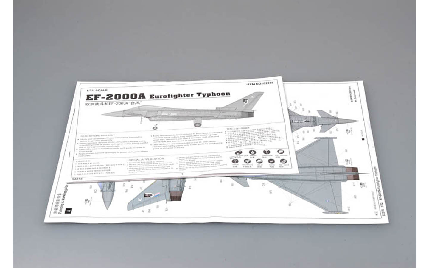 EF-2000A Eurofighter Typhoon - Trumpeter 02278 | kingshobby.com