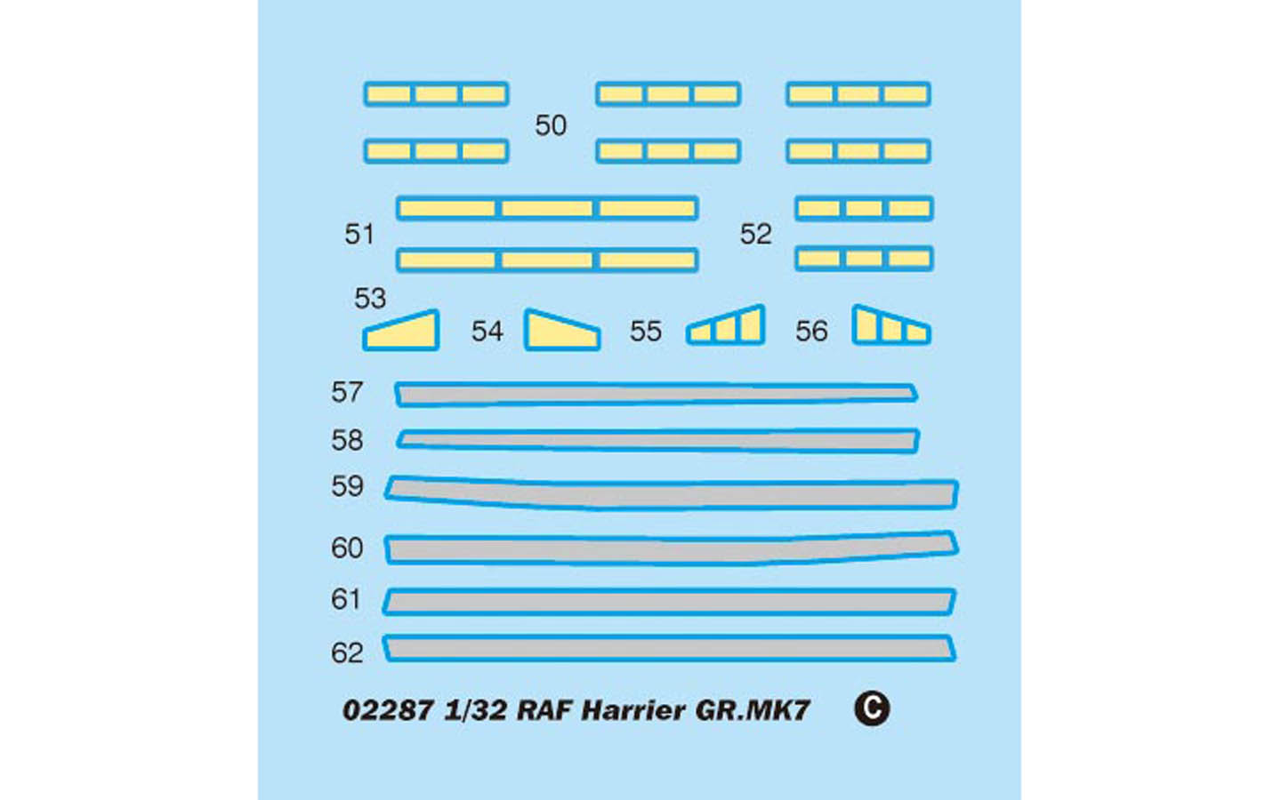 RAF Harrier GR.MK7 - Trumpeter 02287 | kingshobby.com