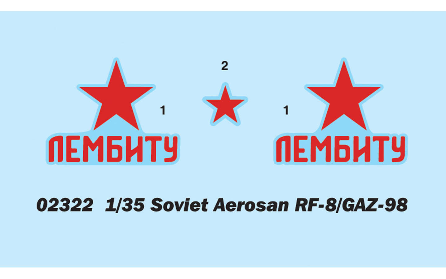 Soviet Aerosan RF-8/GAZ-98 - Trumpeter 02322 | kingshobby.com