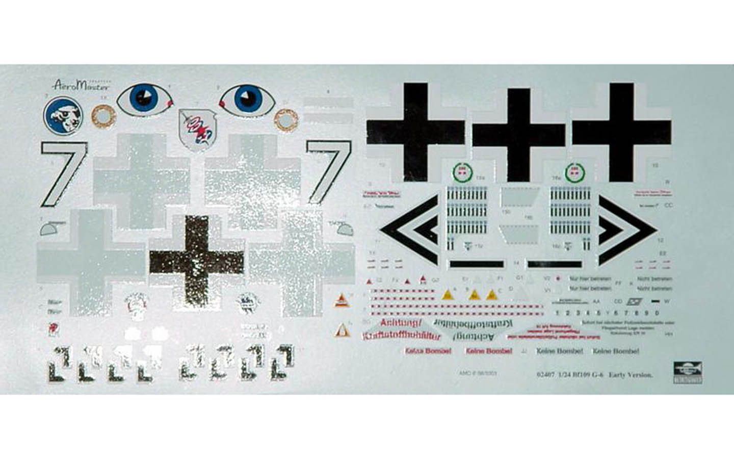 Messerschmitt Bf109 G-6 Early Version - Trumpeter 02407 | kingshobby.com